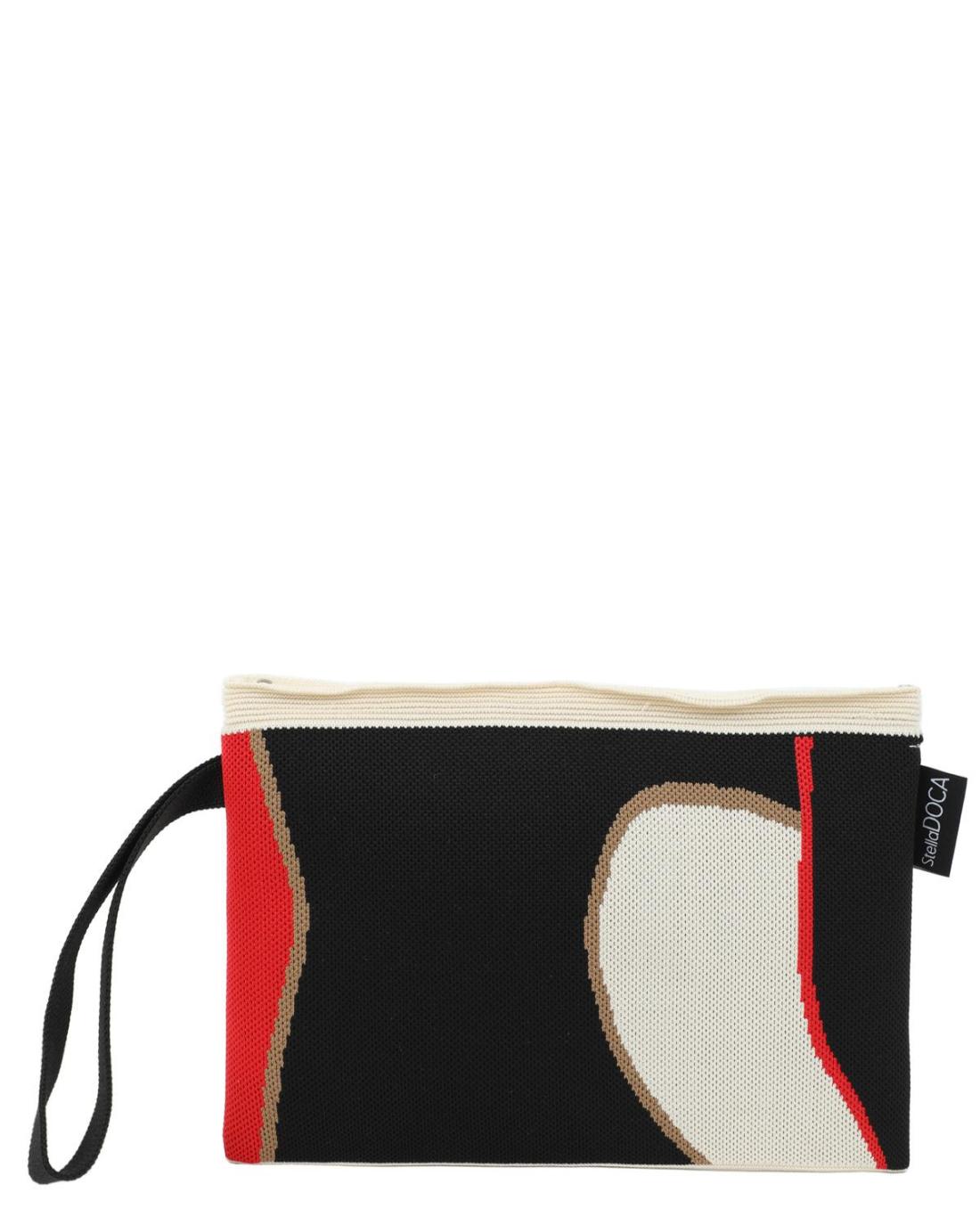 Black women's fabric envelope bag