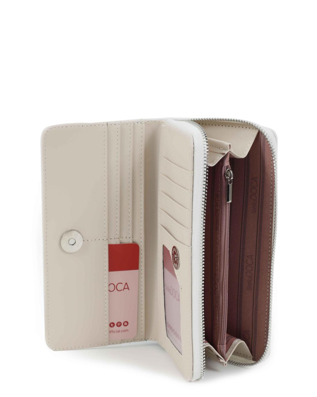 White wallet