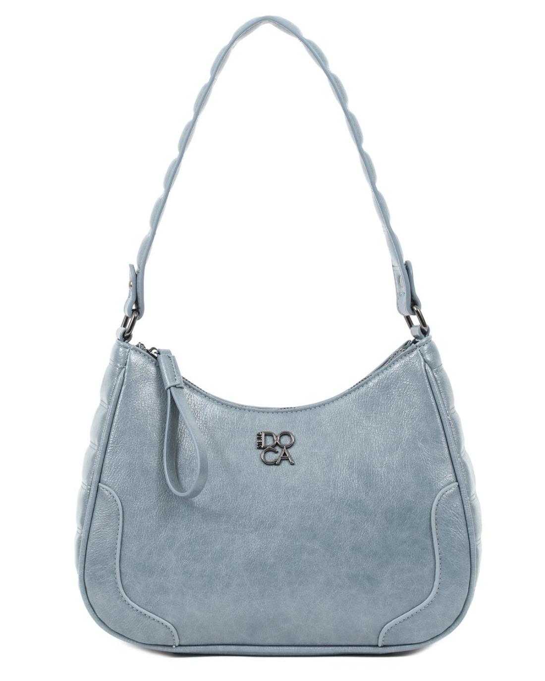 Light blue women's shoulder bag