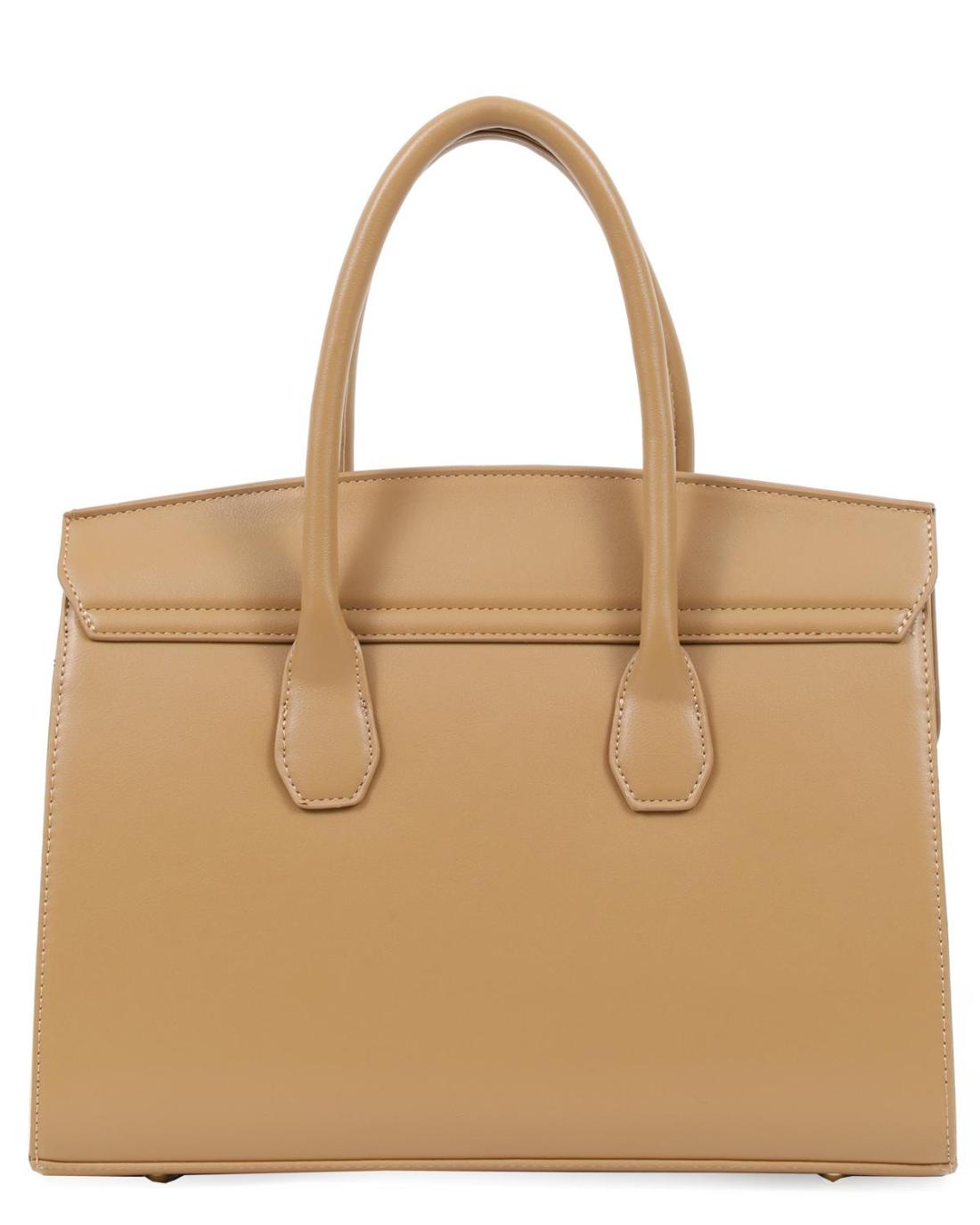 Beige women's handbag