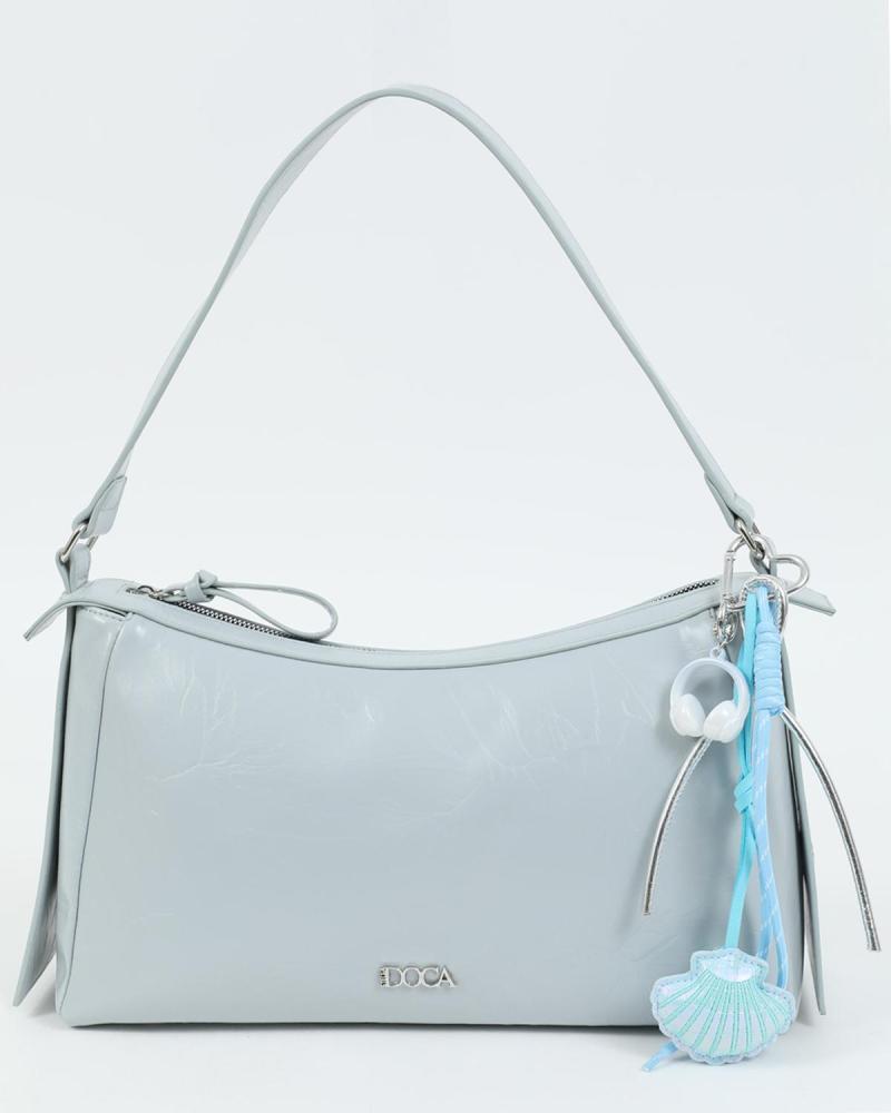 Light blue bag charm